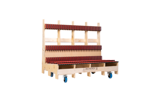 Modular Wooden A-Frame Carts | Deltarack